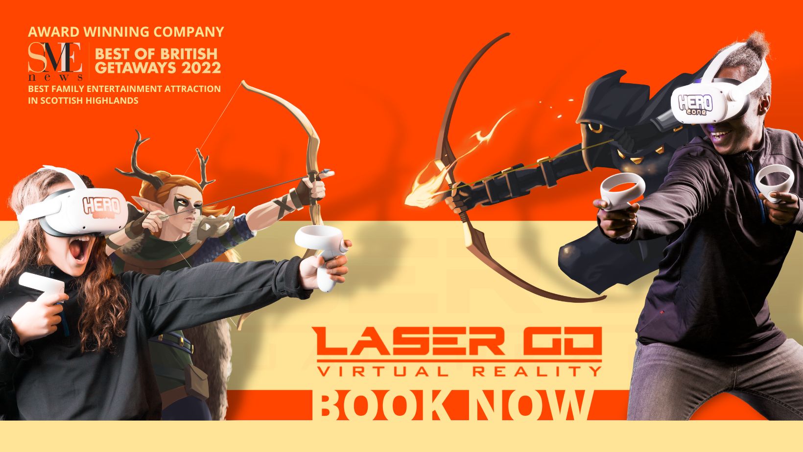 Laser Go VR: Inverness Free-Roaming Virtual Reality Arena & VR Escape Rooms